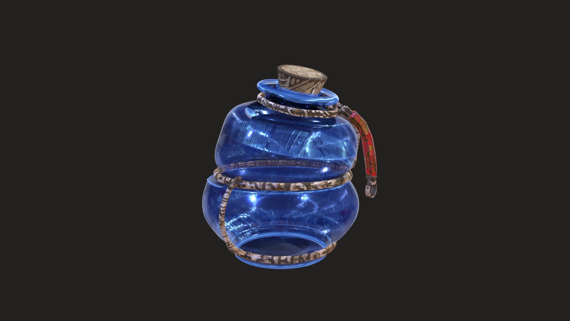 Bottled Spirit - 3D model by meowskie [c8ed12c] - Sketchfab
