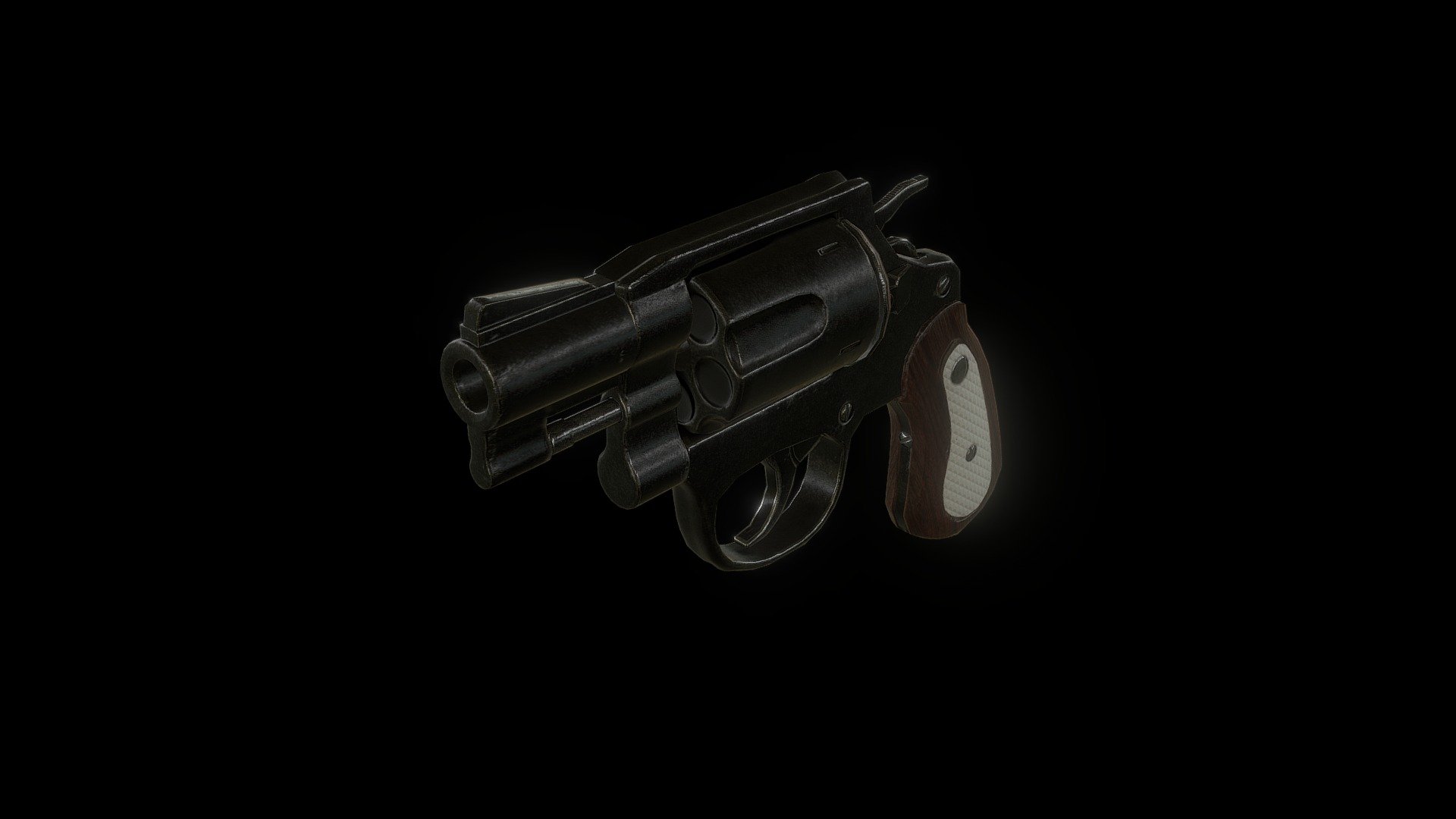 38 Revolver Gun - 3D model by Mark (@choosa) [c8ef06c] - Sketchfab