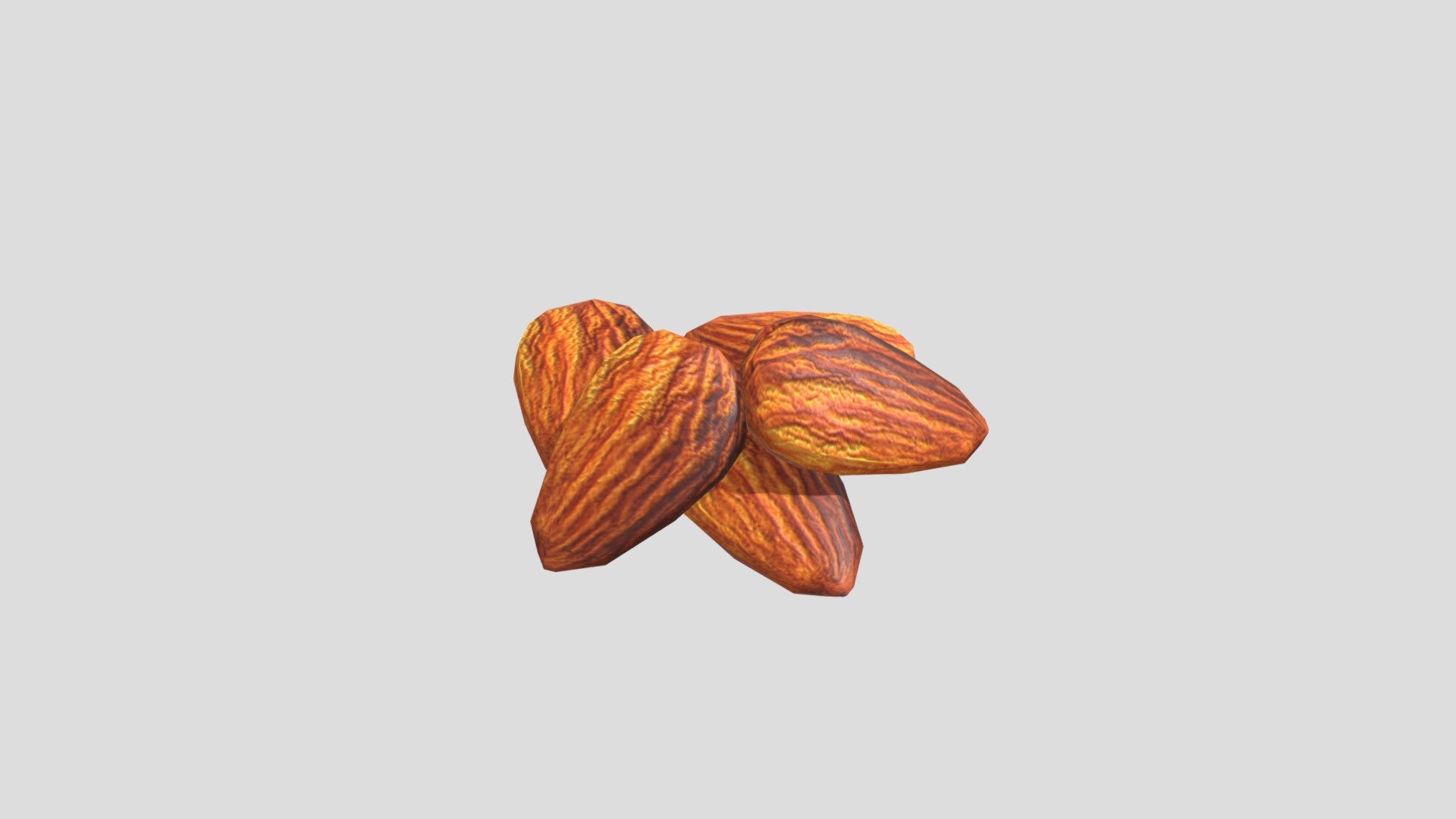 Low poly - Almonds - 3D model by j04n.toh [c8efc66] - Sketchfab