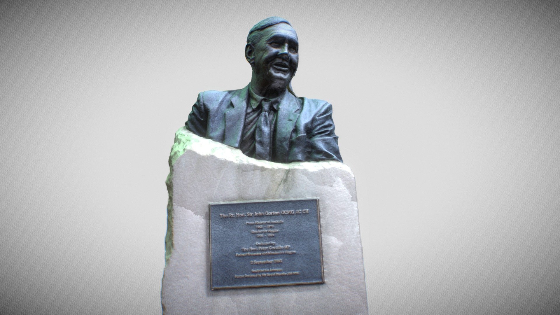 Sir John Gorton, Australian Prime Minister - 3D model by RPBear ...