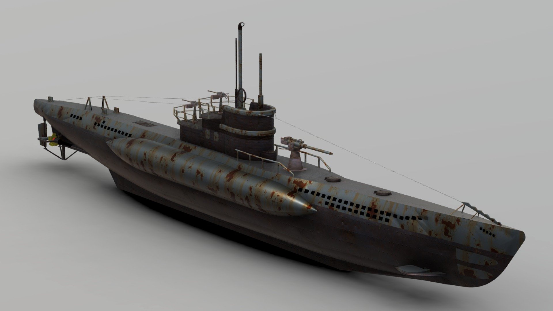 U- Boat - Buy Royalty Free 3D model by NA3dmodel [c8f0daf] - Sketchfab ...