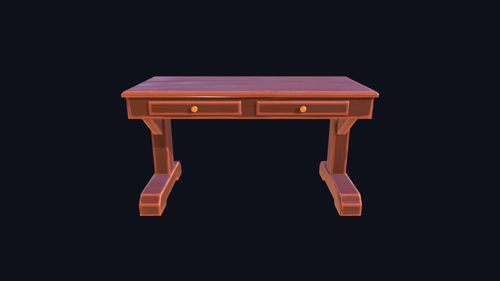 Stylized Desk - Download Free 3D model by cguick [c8f1b05] - Sketchfab