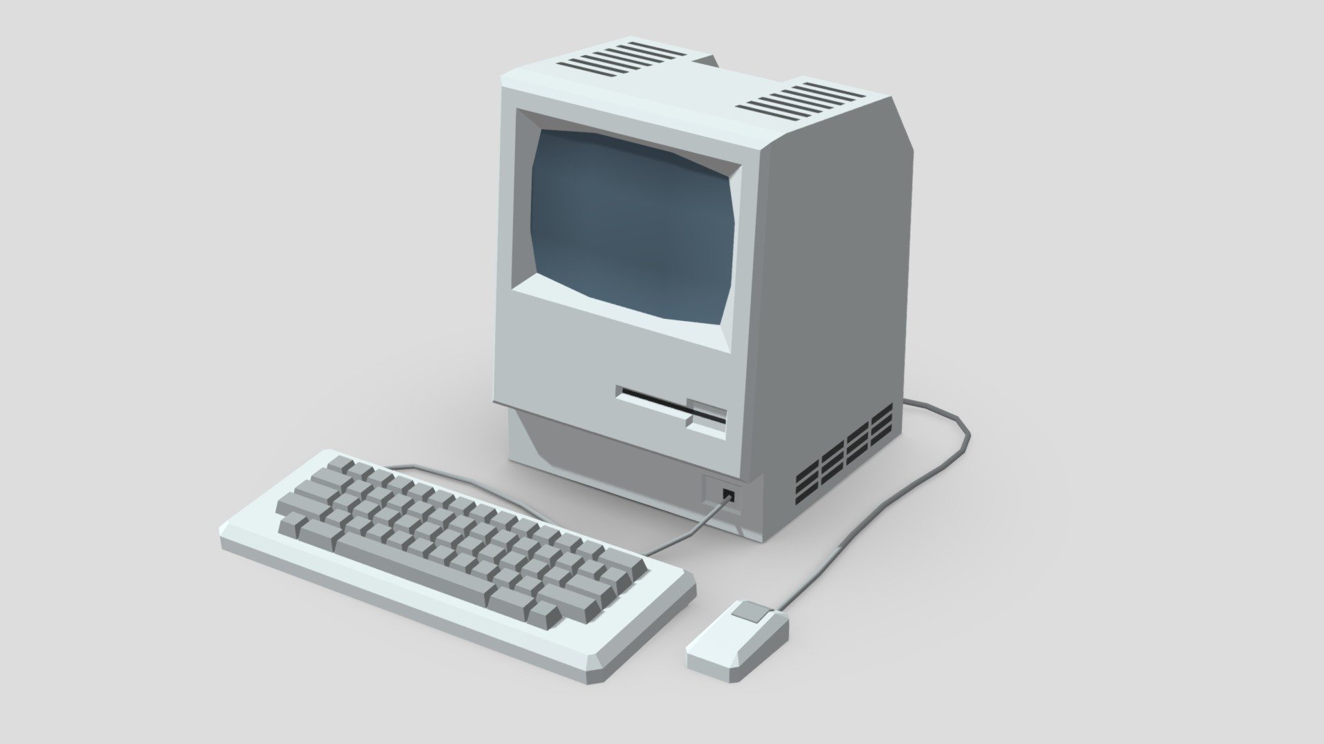 Apple Macintosh Low Poly - 3D model by MDev (@mdevelopers) [c8f38f1 ...