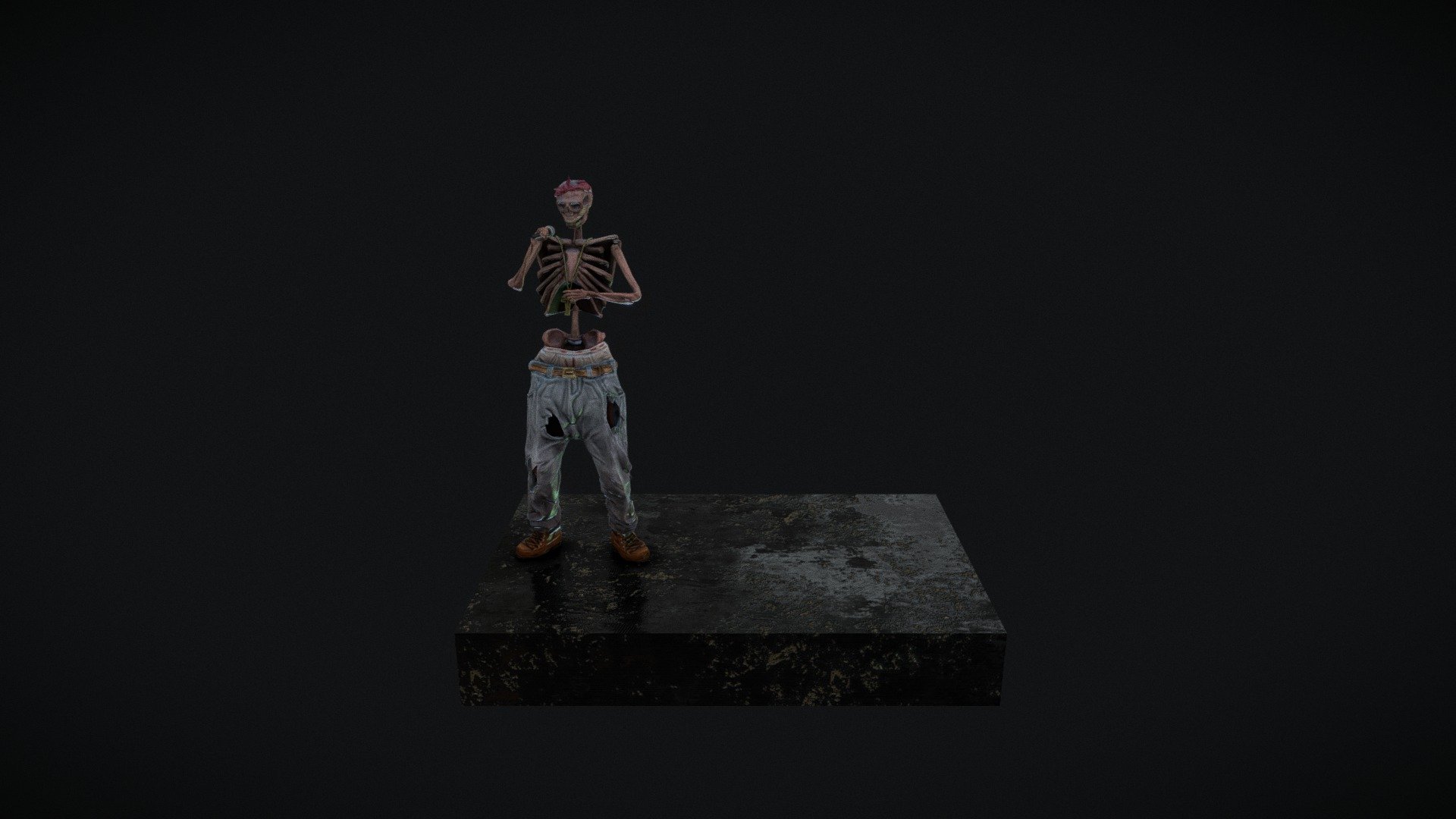 TupacSkeleton singing - 3D model by antoinechab [c8f61f2] - Sketchfab