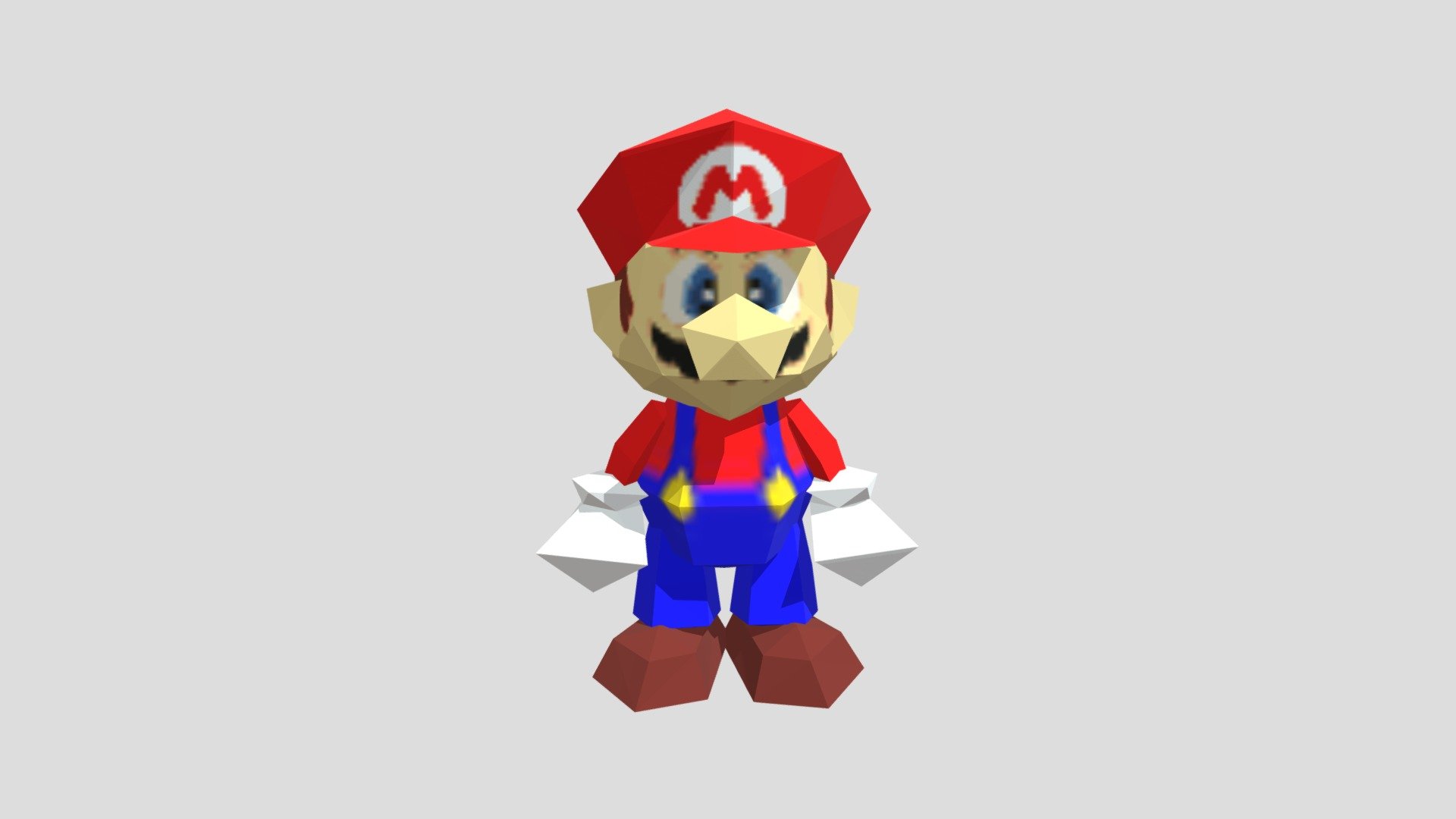 Nintendo 64 - Super Smash Bros - Mario - 3D model by DokigerElRojito ...