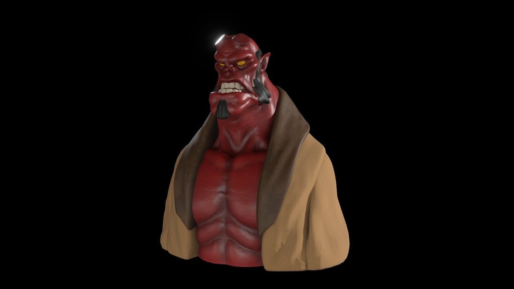 Hellboy - 3D model by dmonk98 [c8f7e14] - Sketchfab