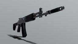 Realistic Ak-47 Rifle - Download Free 3D model by Lucas Hubert (@lucas ...