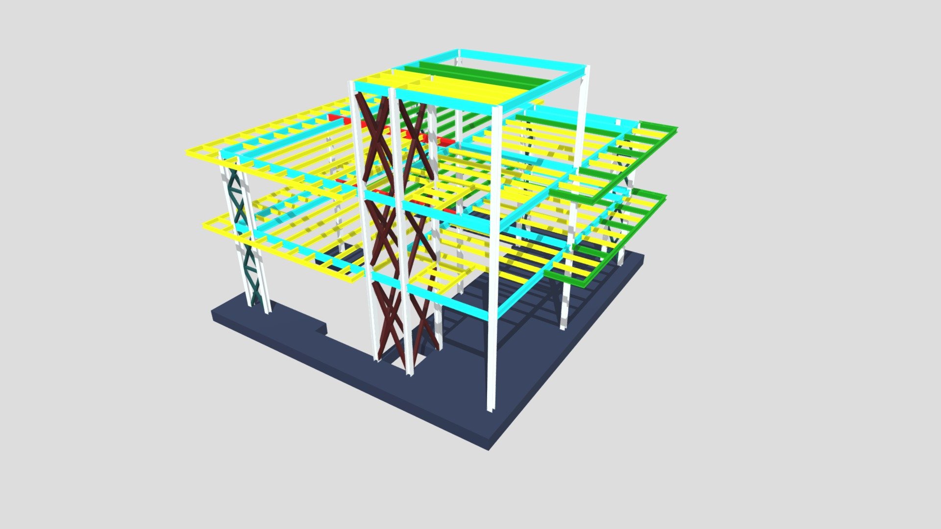Steel House Addition (Job N134) - Download Free 3D model by MA StruTec ...