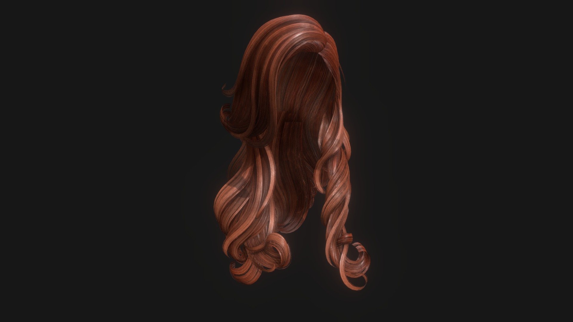 Female hair - Buy Royalty Free 3D model by Iyturie (@iyturie) [c8fb67b ...