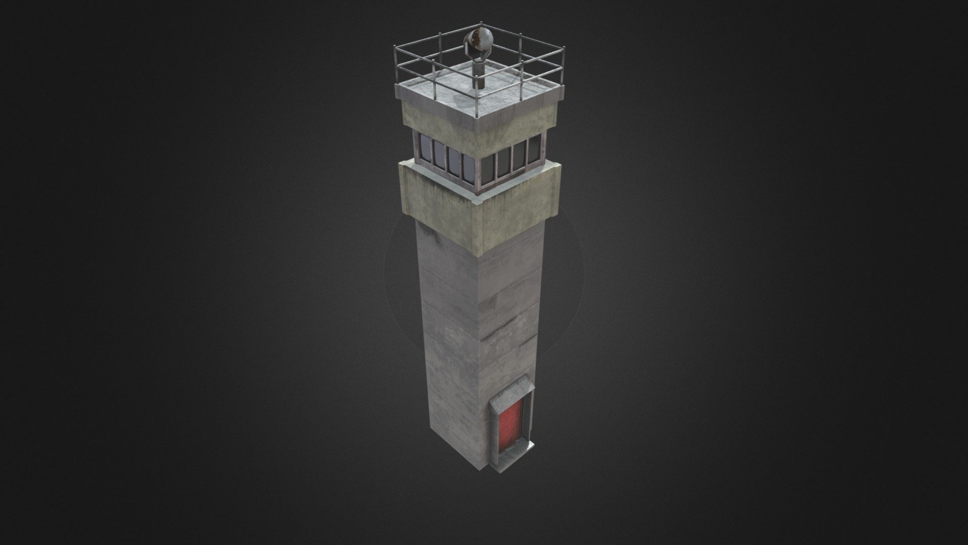 BT-9 Berlin Watch Tower - 3D model by Outsofbounds [c8ffb5c] - Sketchfab