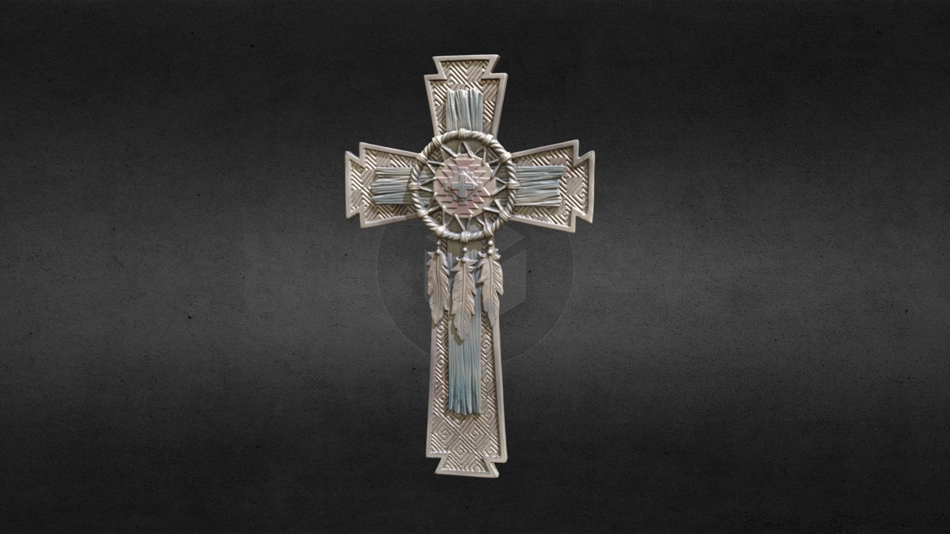 Native-American Christian Cross - Download Free 3D model by ...