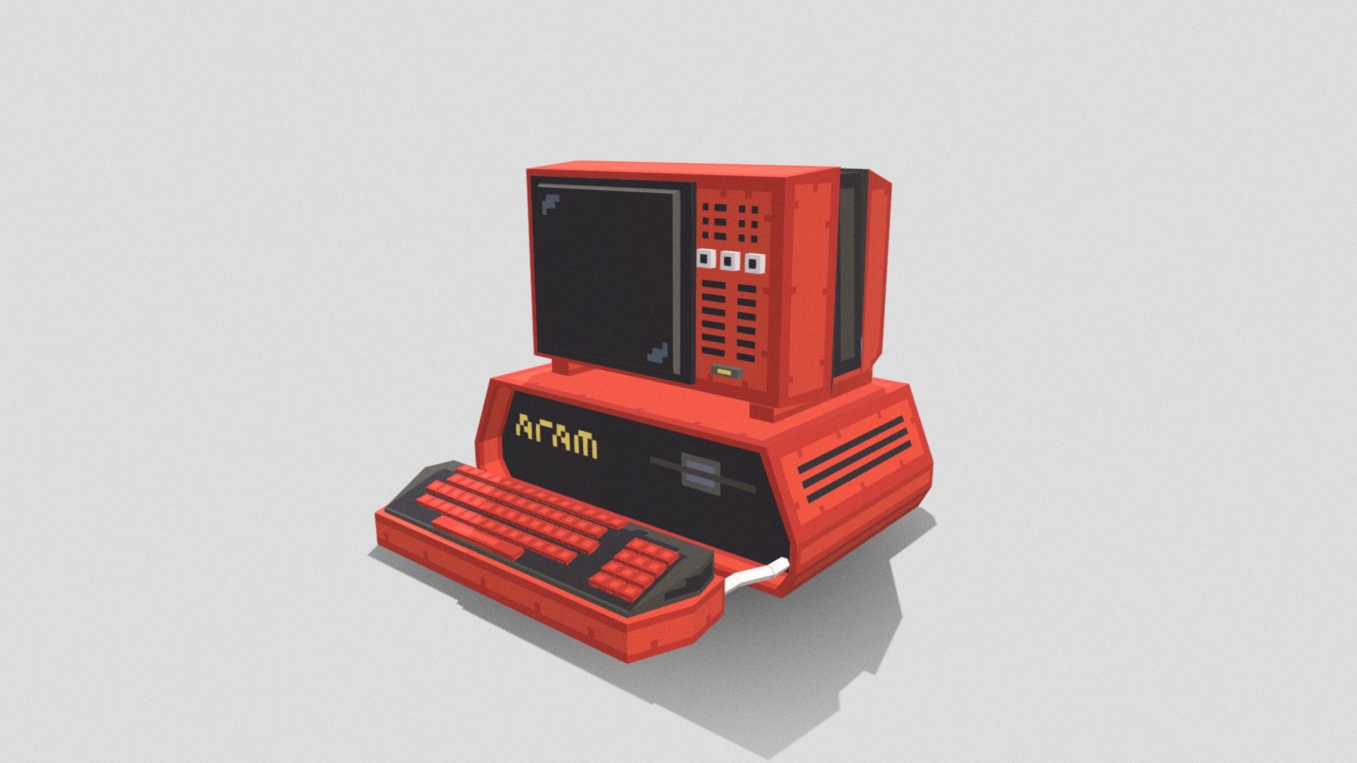 Soviet Retro PC Agat - Download Free 3D model by frama [c9015f9 ...