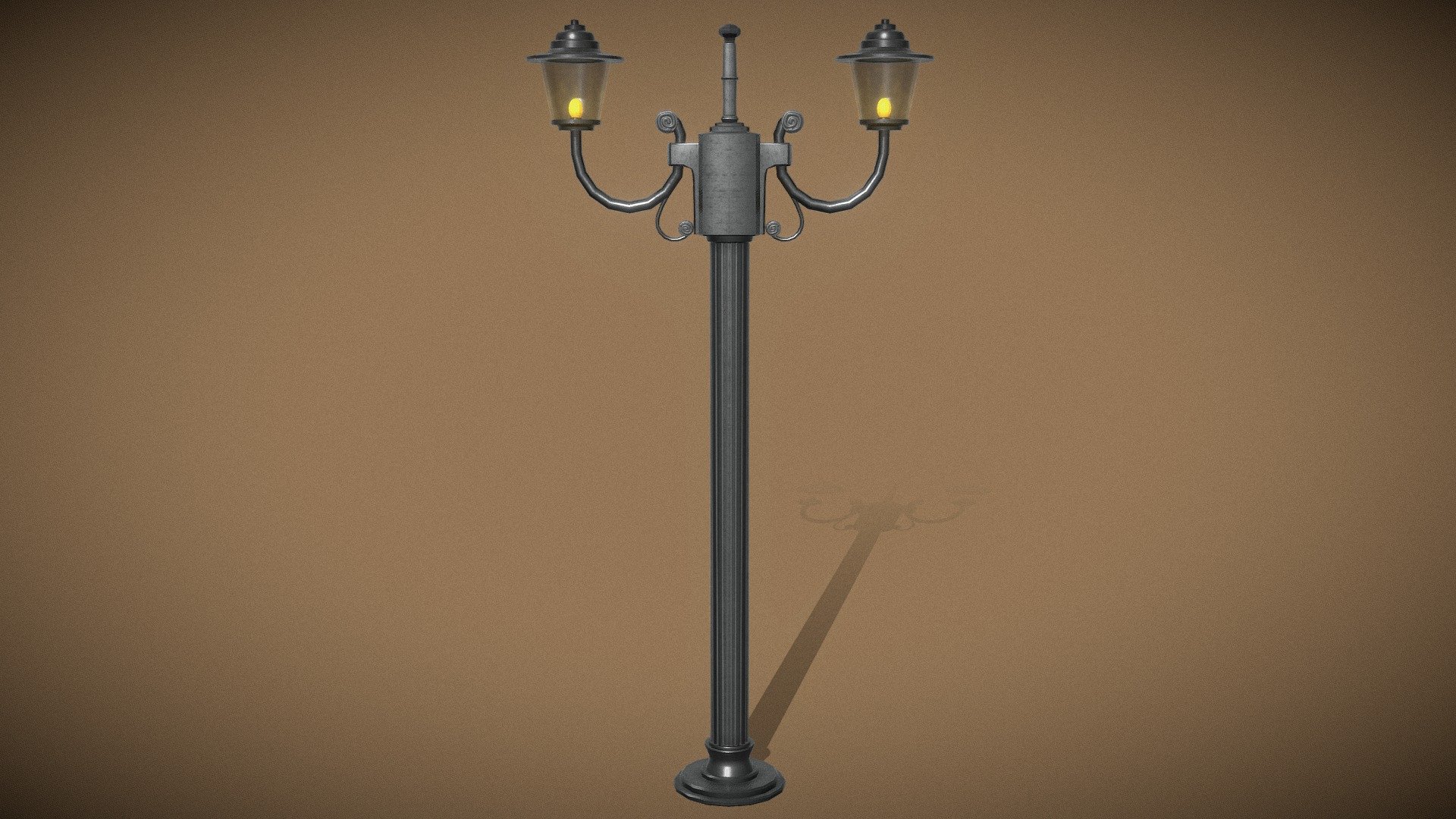 Lamppost - 3D model by Aidan Brown (@aidbro) [c902091] - Sketchfab