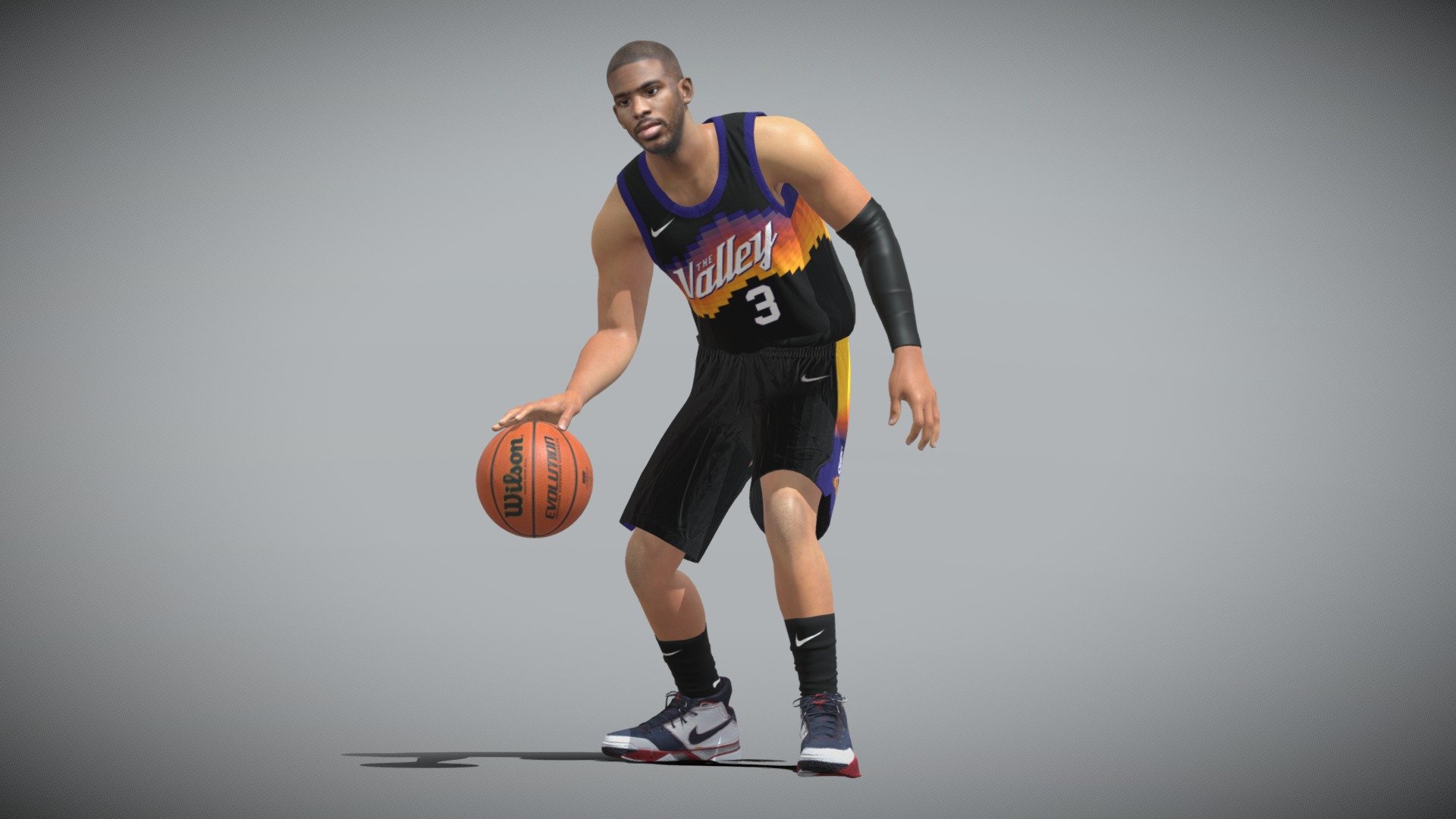 3D Rigged Chris Paul NBA - 3D model by NBA basketball player ...