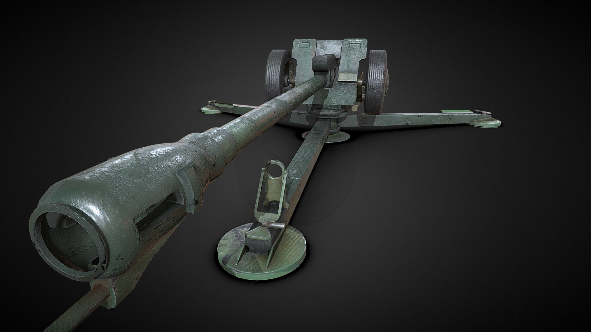 122-mm howitzer D-30 - Buy Royalty Free 3D model by AzoTod [c904aab ...