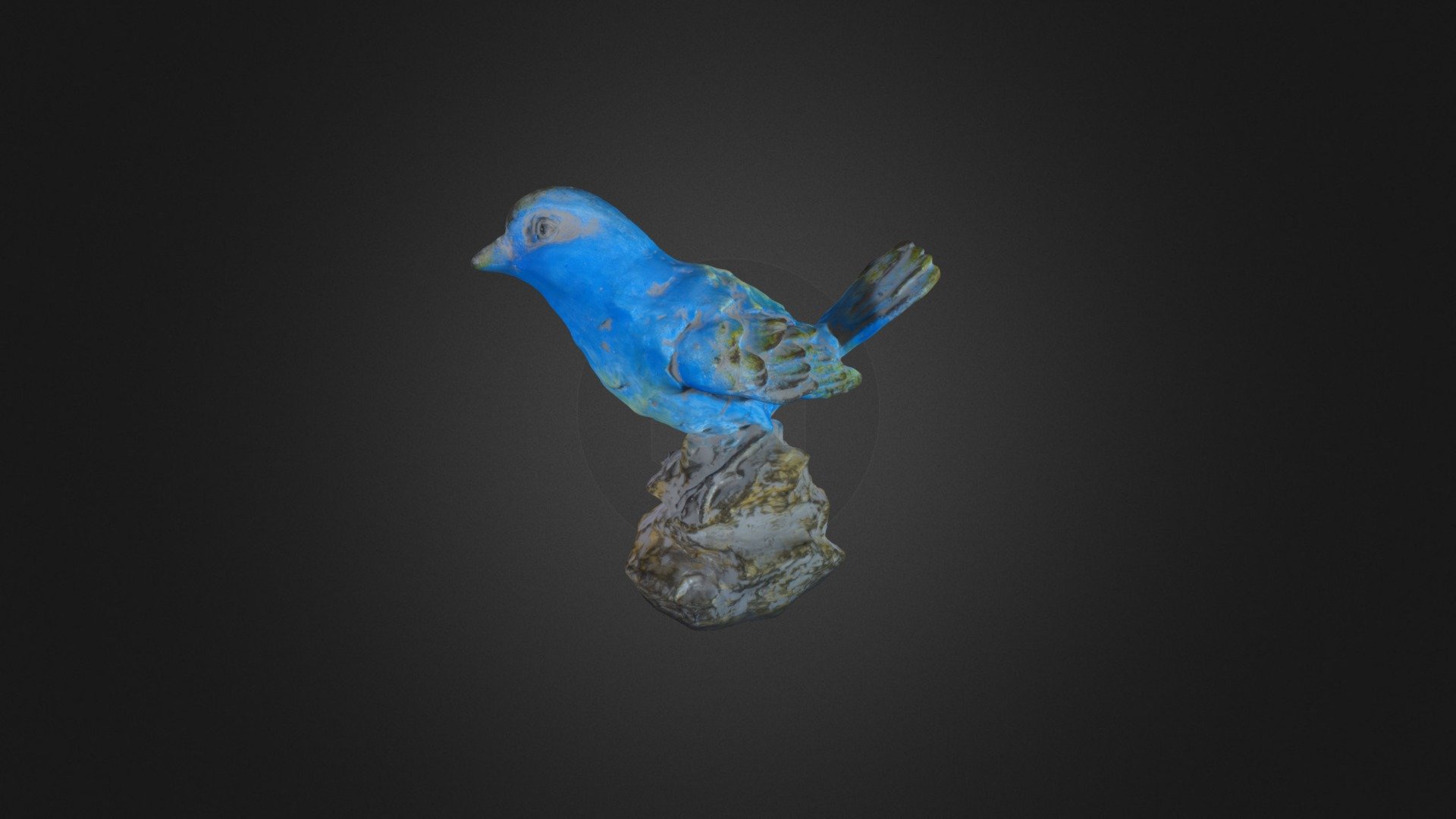 Blue Bird Statue - Download Free 3D model by Seth Berrier (@berriers ...