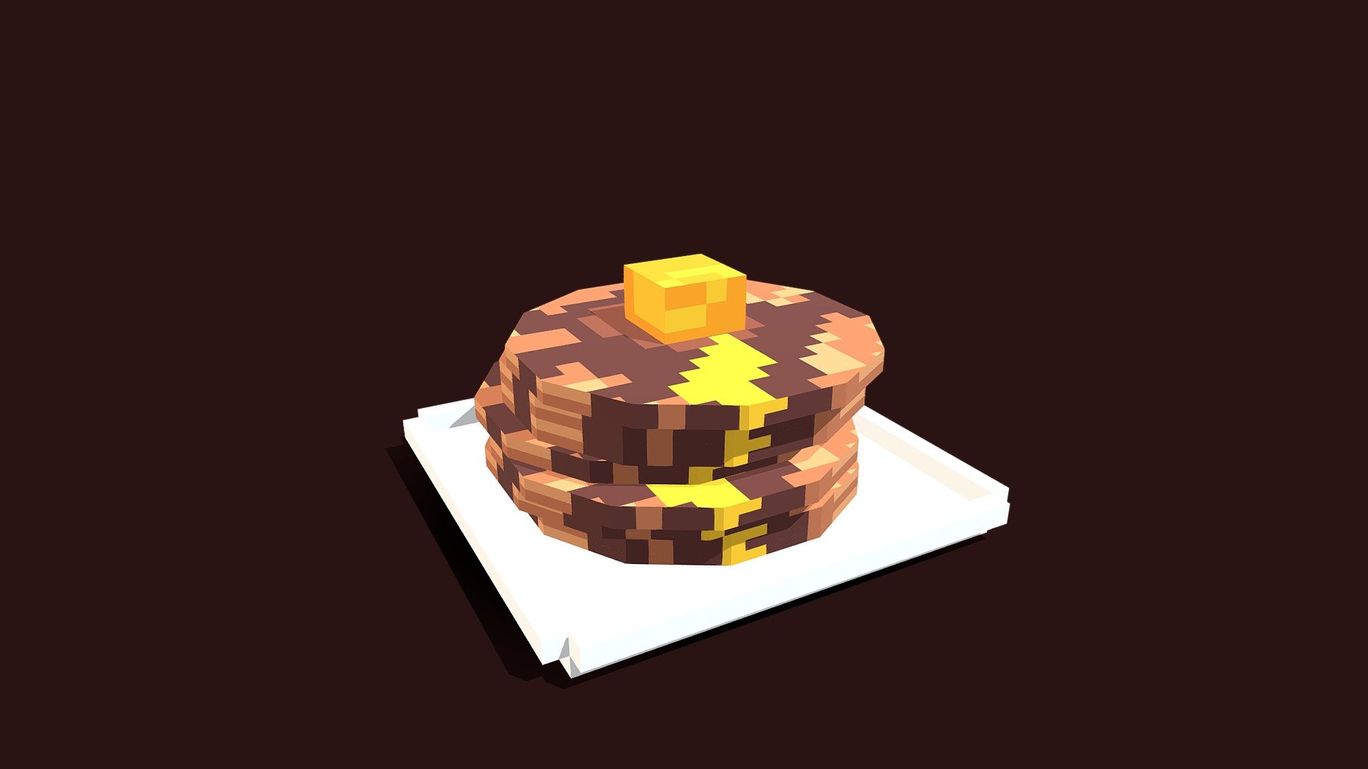 Pancake - Download Free 3D model by Polymotion (@AAV_s_models) [c9078fb ...