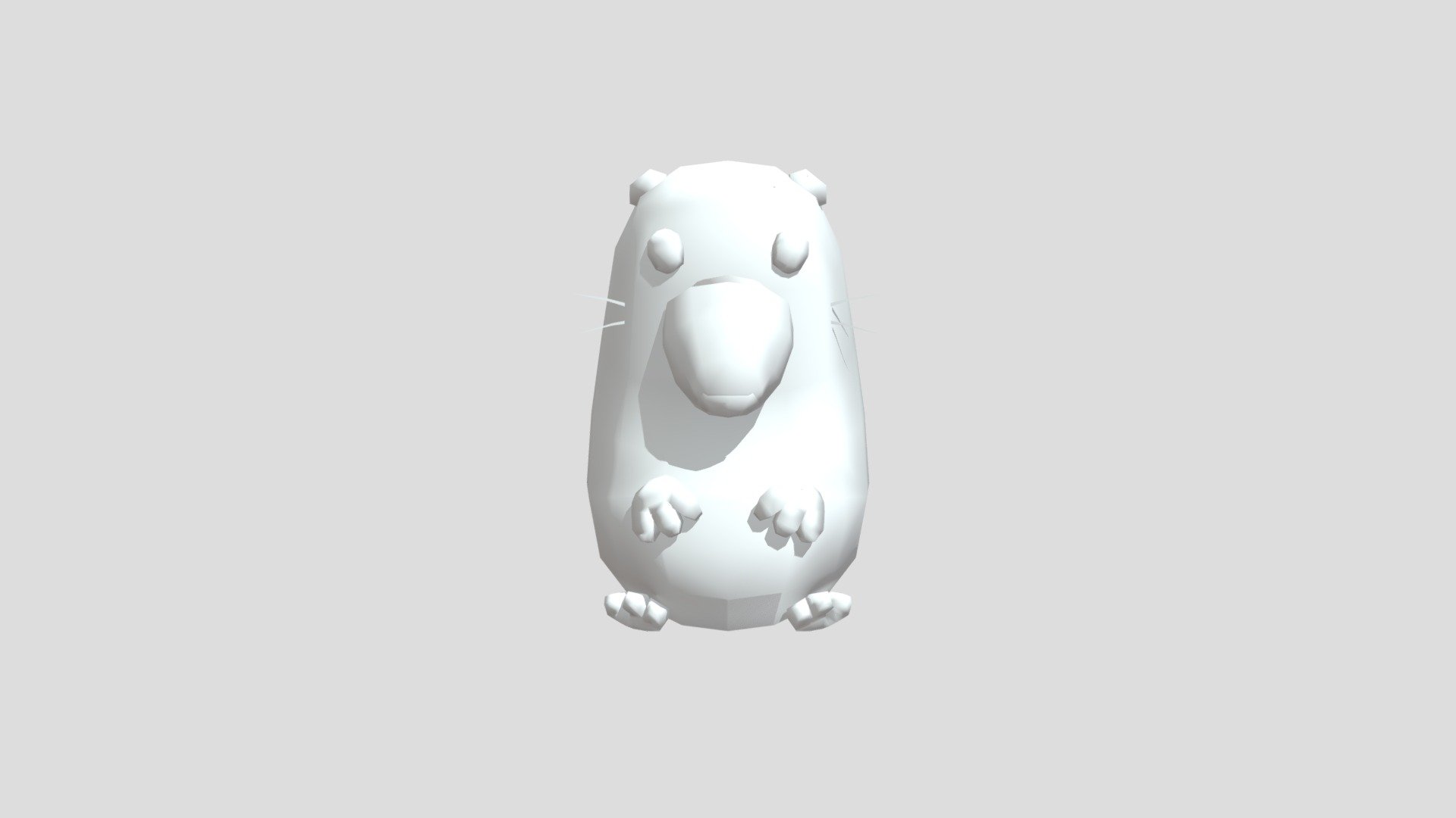 Stupid rat (no color) - 3D model by kittu kat :] (@katty1233) [c90b2eb ...