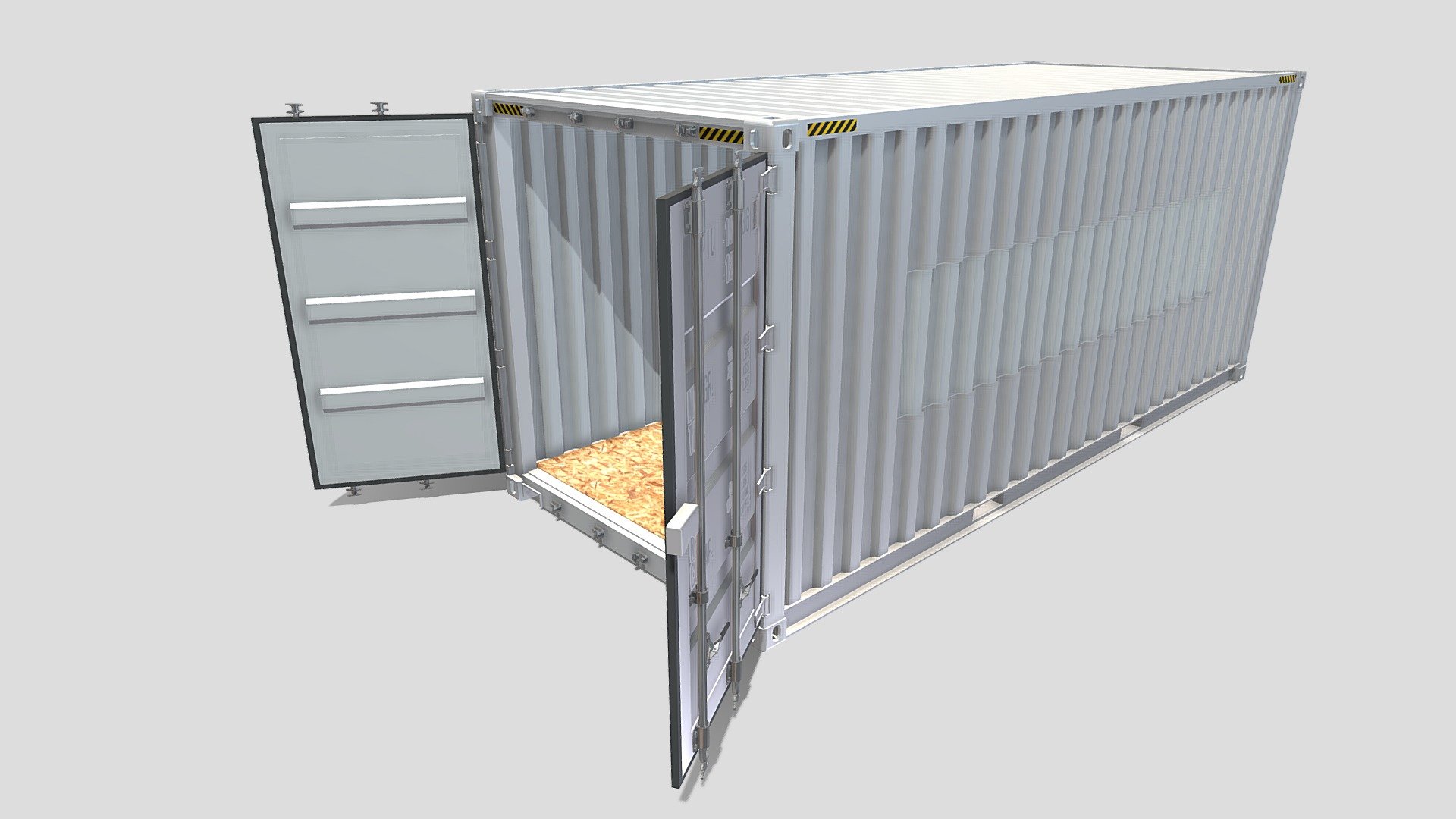 20ft Shipping Container PO Nedlloyd v1 - Buy Royalty Free 3D model by ...