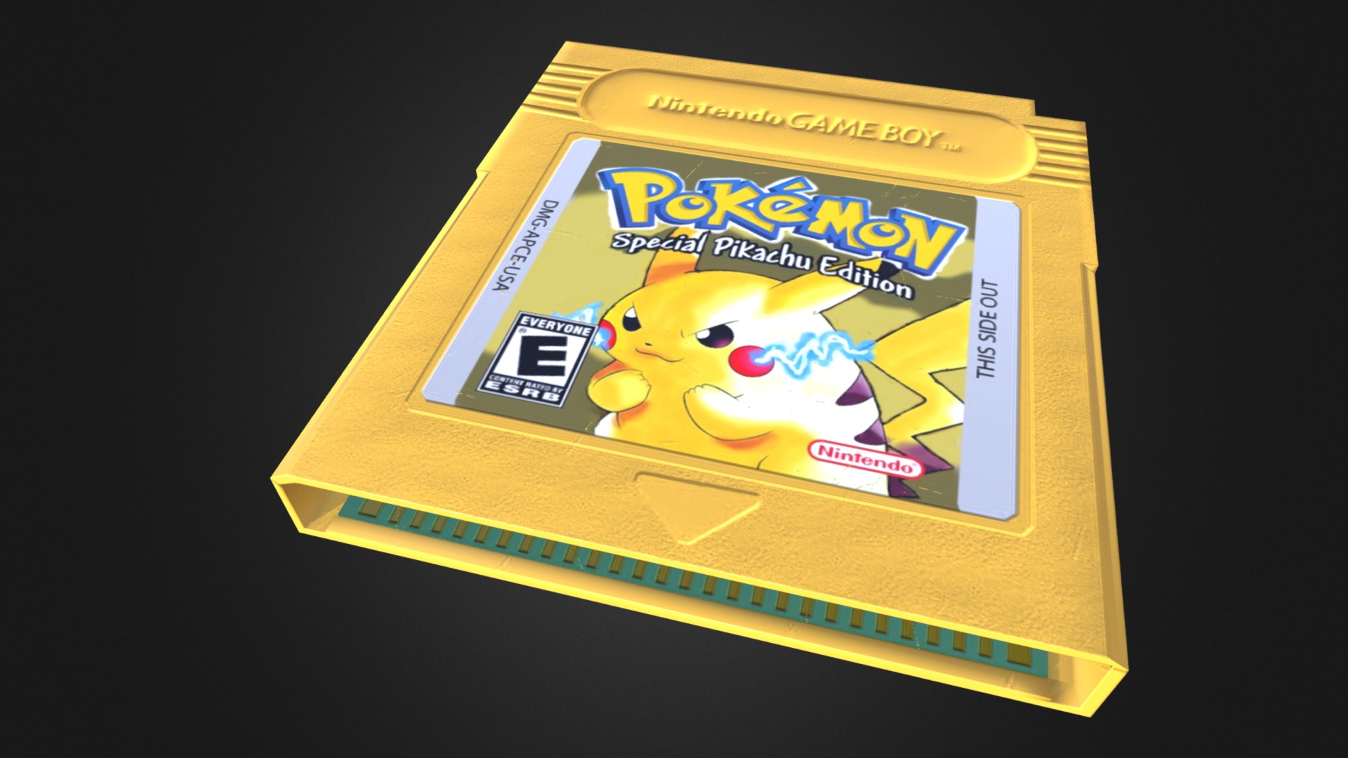 My Personal Pokemon Yellow Version Cartridge - 3D model by Karena ...