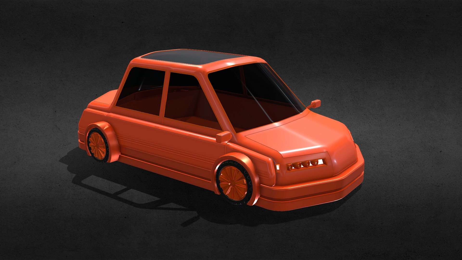 Toon Car 5 - Download Free 3D model by Giimann [c90d4e5] - Sketchfab