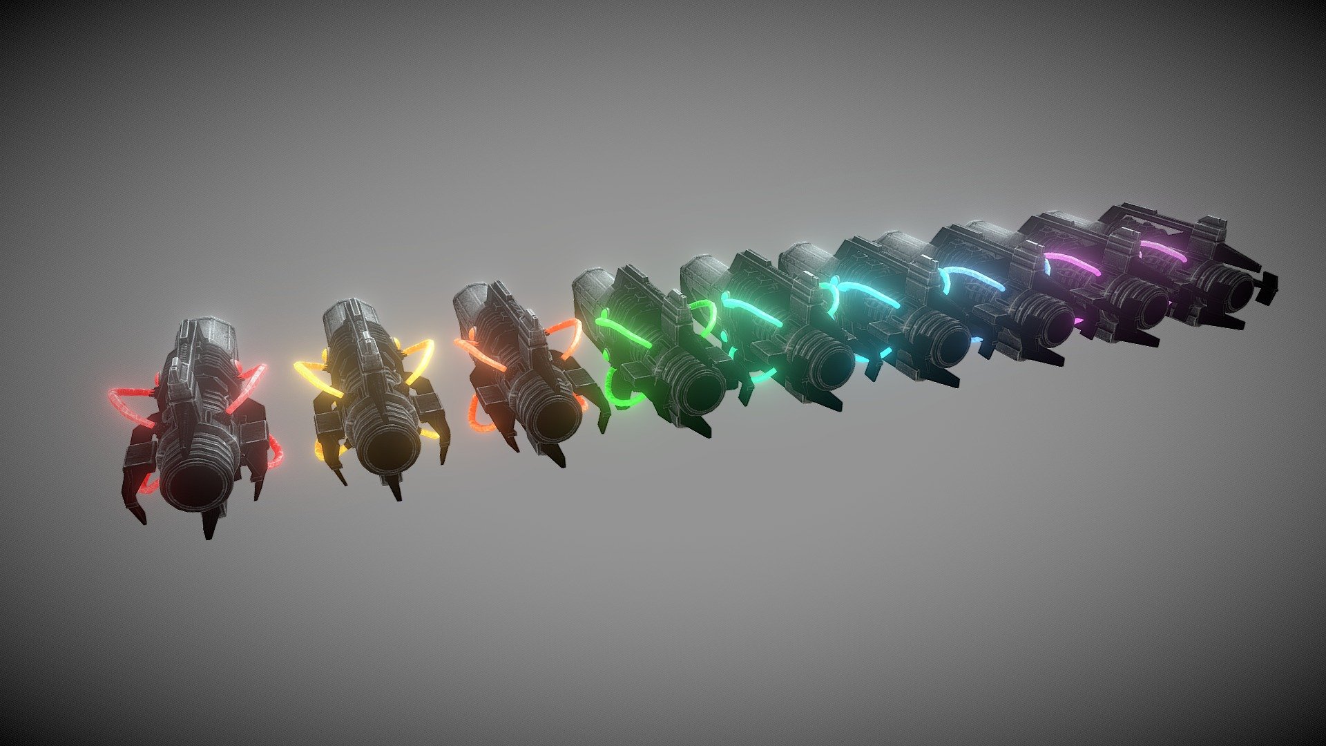 EMP Blaster Color pack - Download Free 3D model by Elite Big Speakerman ...