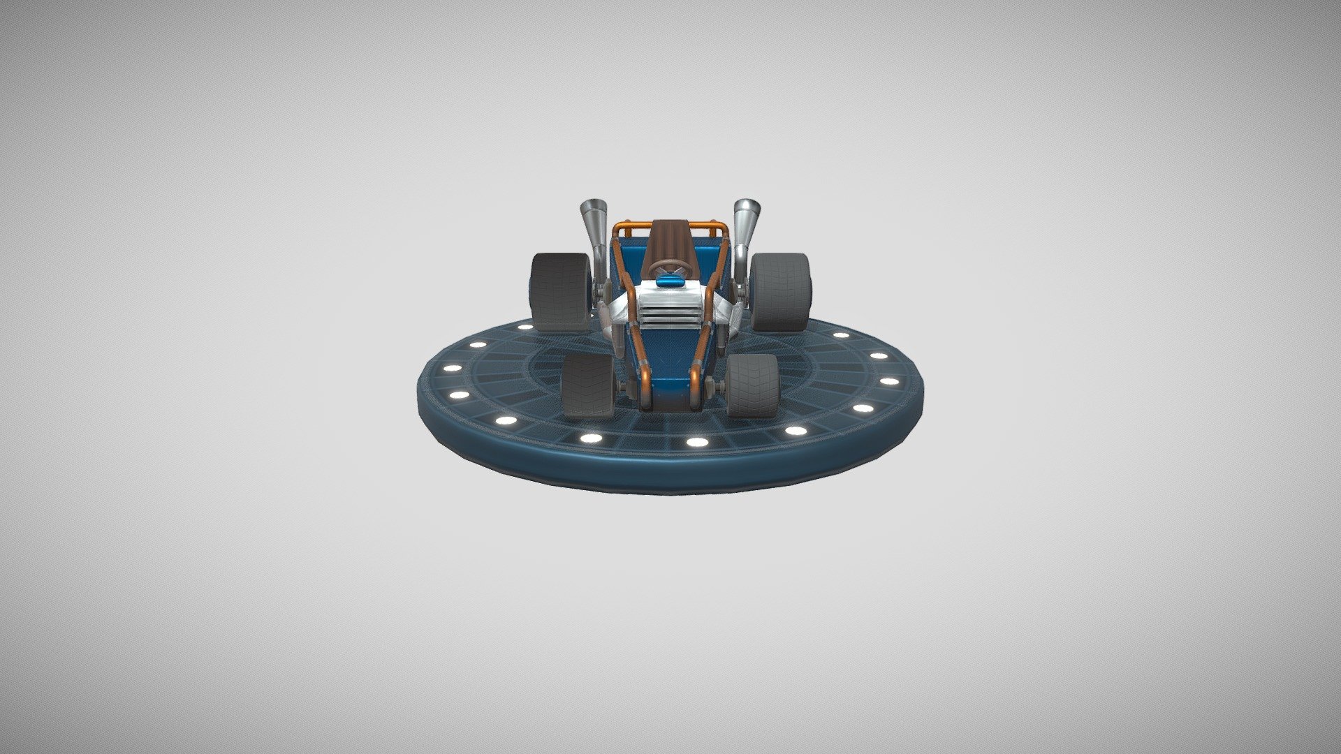 Crash Team Racing Stylized Kart - 3D model by Pretain [c90dea0] - Sketchfab