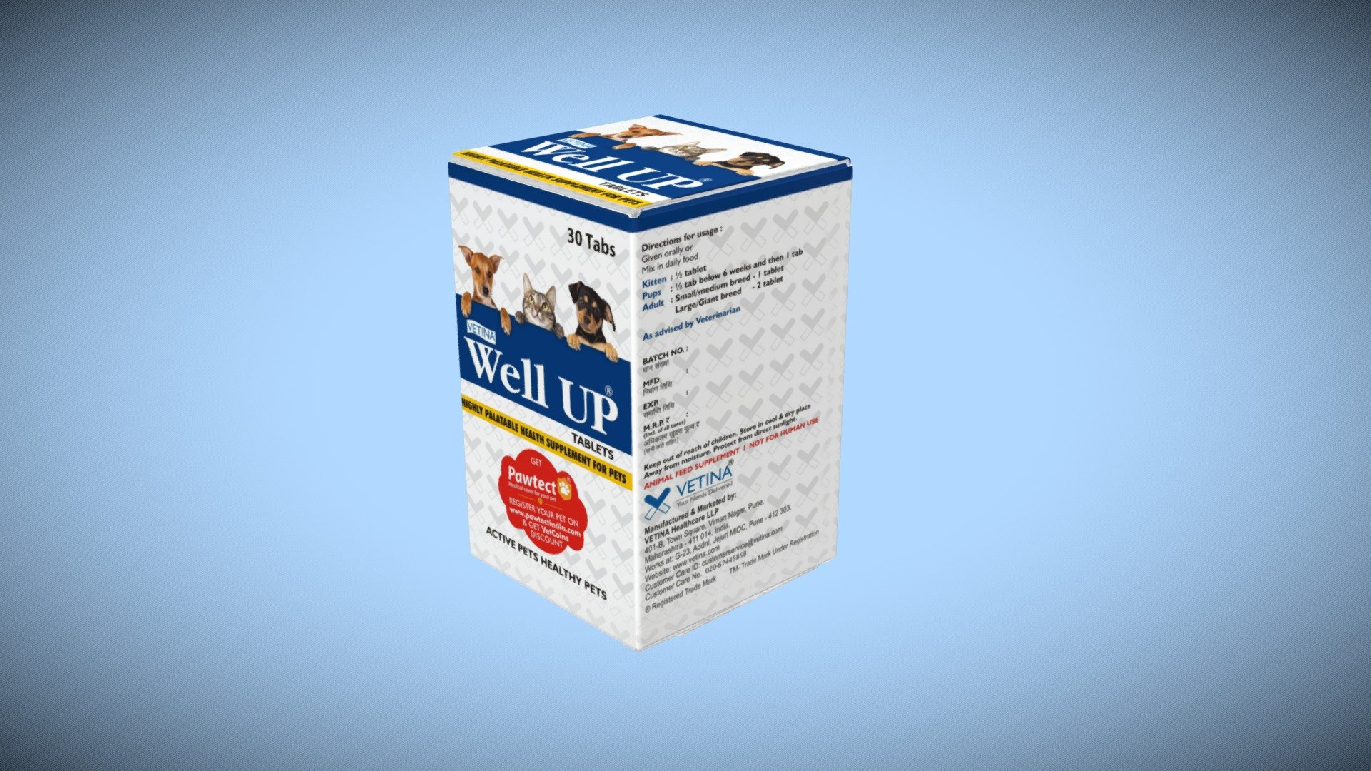 Well Up Product - 3D model by Vetina Healthcare LLP (@bakedmoonstudio ...
