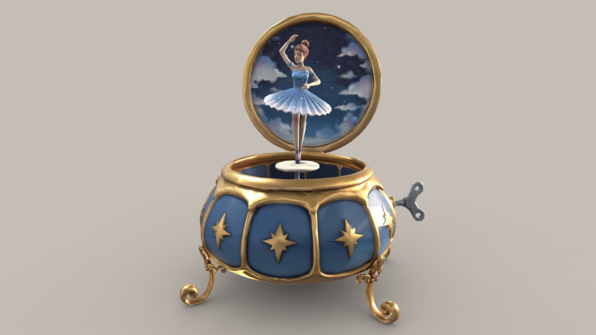 Ornate Music Box - 3D model by Matilda Lindell (@matilda_lindell ...