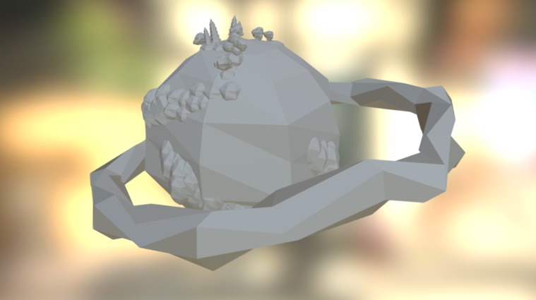 Alein Planet (Low Polly) - 3D model by roonz10 [c911120] - Sketchfab