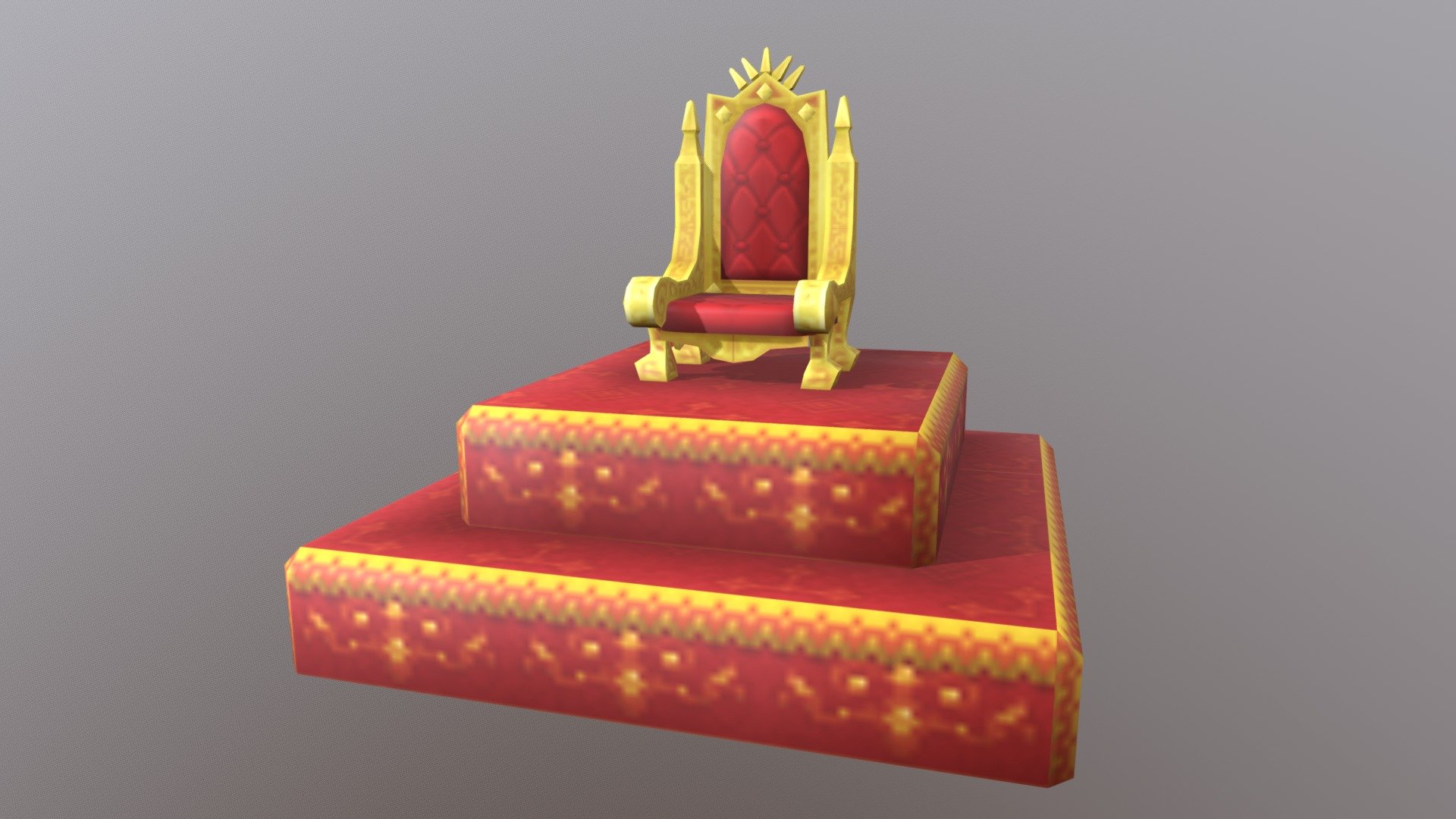 Throne - 3D model by SmileBoom_SGB [c913cdb] - Sketchfab