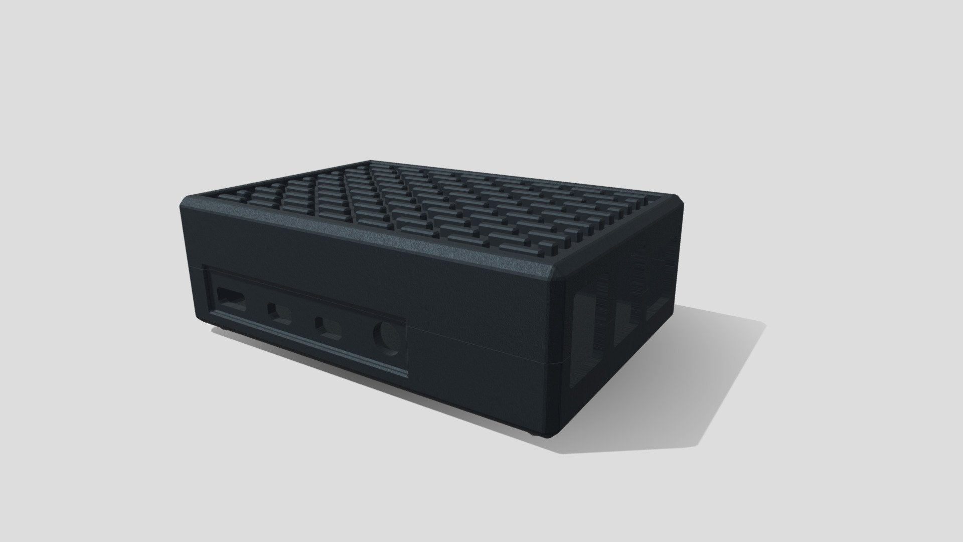 Raspberry Pi 4 aluminum case - Download Free 3D model by Christian ...