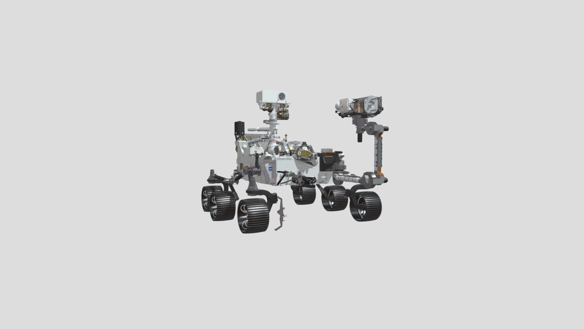 Mars Perseverance Rover, 3D Model - 3D model by Sunrit Hazra ...