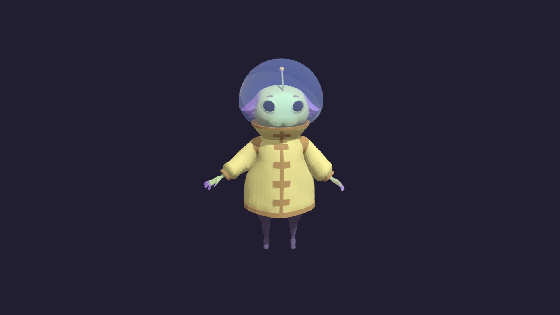 Alien_NPC - 3D model by ShaunaCunniffe [c916347] - Sketchfab