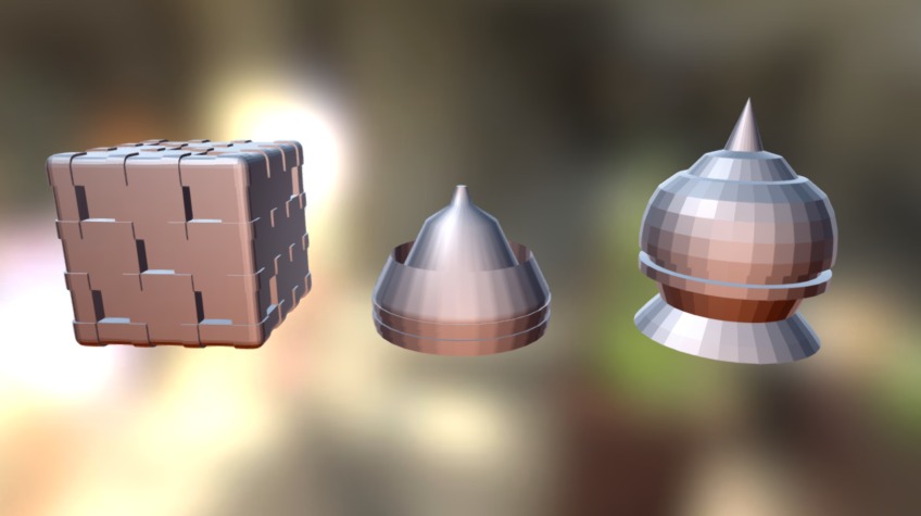 First Blender models - 3D model by David (@sphinxer) [c91645b] - Sketchfab