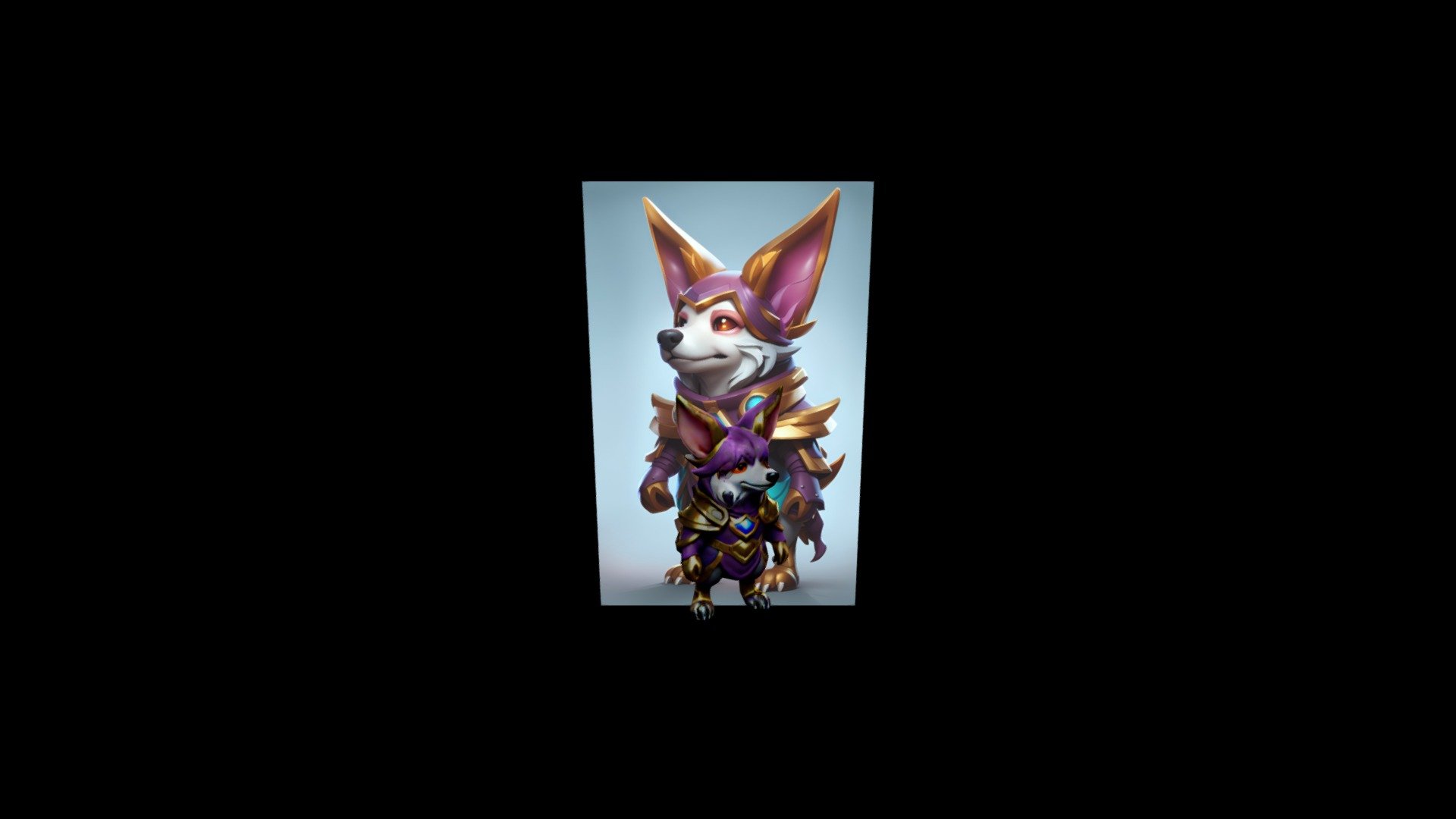 "Furry Fox in Armor" A cute fox dressed in a - Download Free 3D model ...
