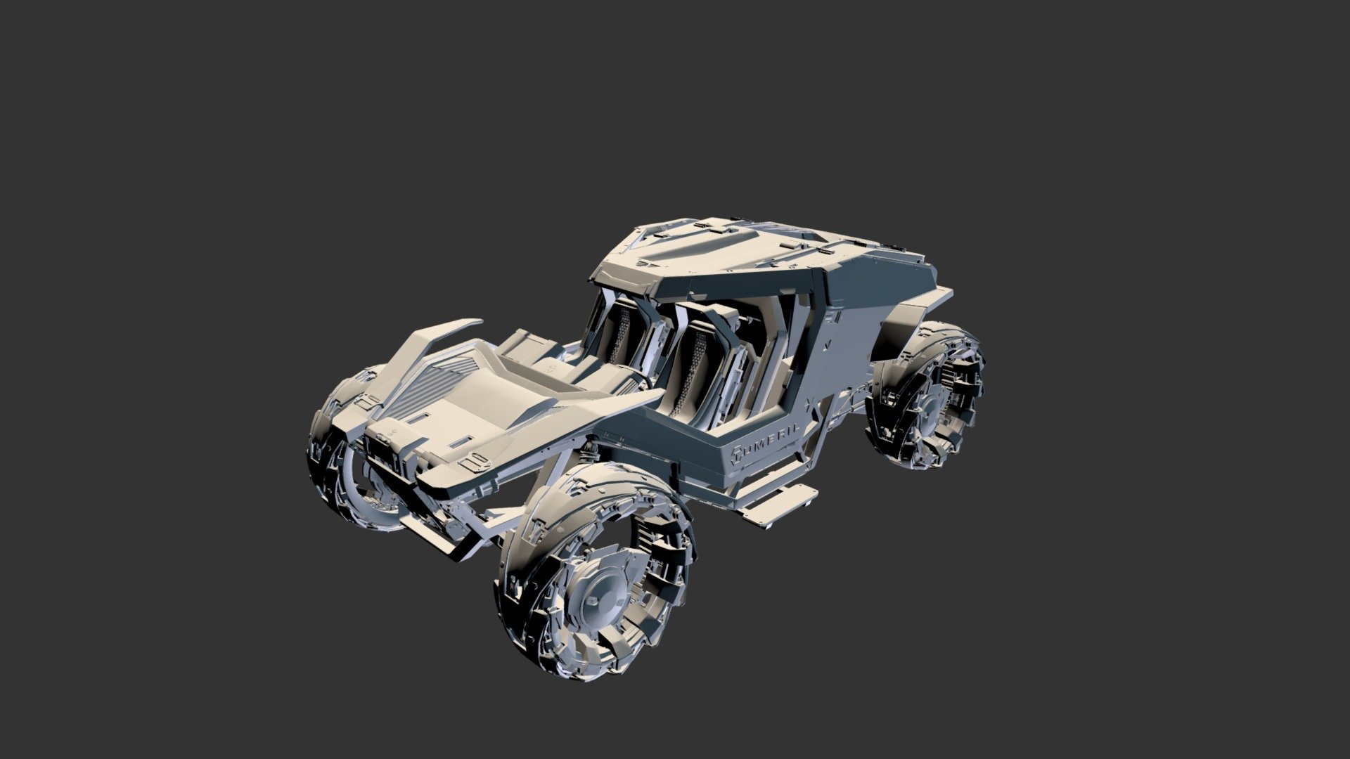 Tumbril Cycolne RC - 3D model by Star Citizen Art (@starcitizenart ...