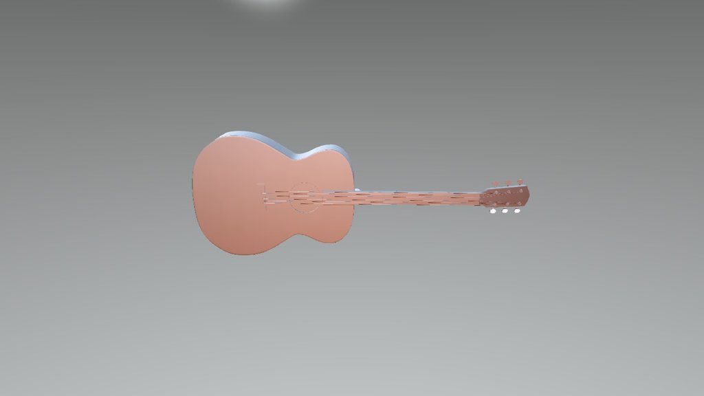 Acoustic Guitar - 3D model by William Sitnin (@william-sitnin) [c9177e6 ...