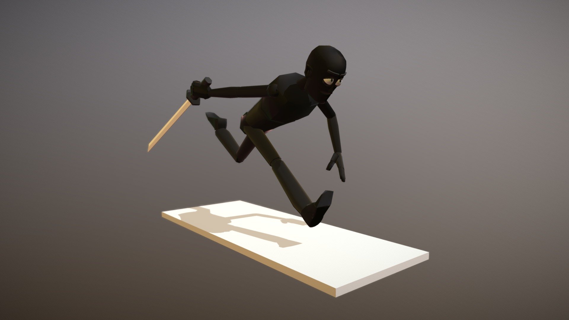 Ninja Run - 3D model by Ethan Cragun (@EDIIIC) [c9180da] - Sketchfab