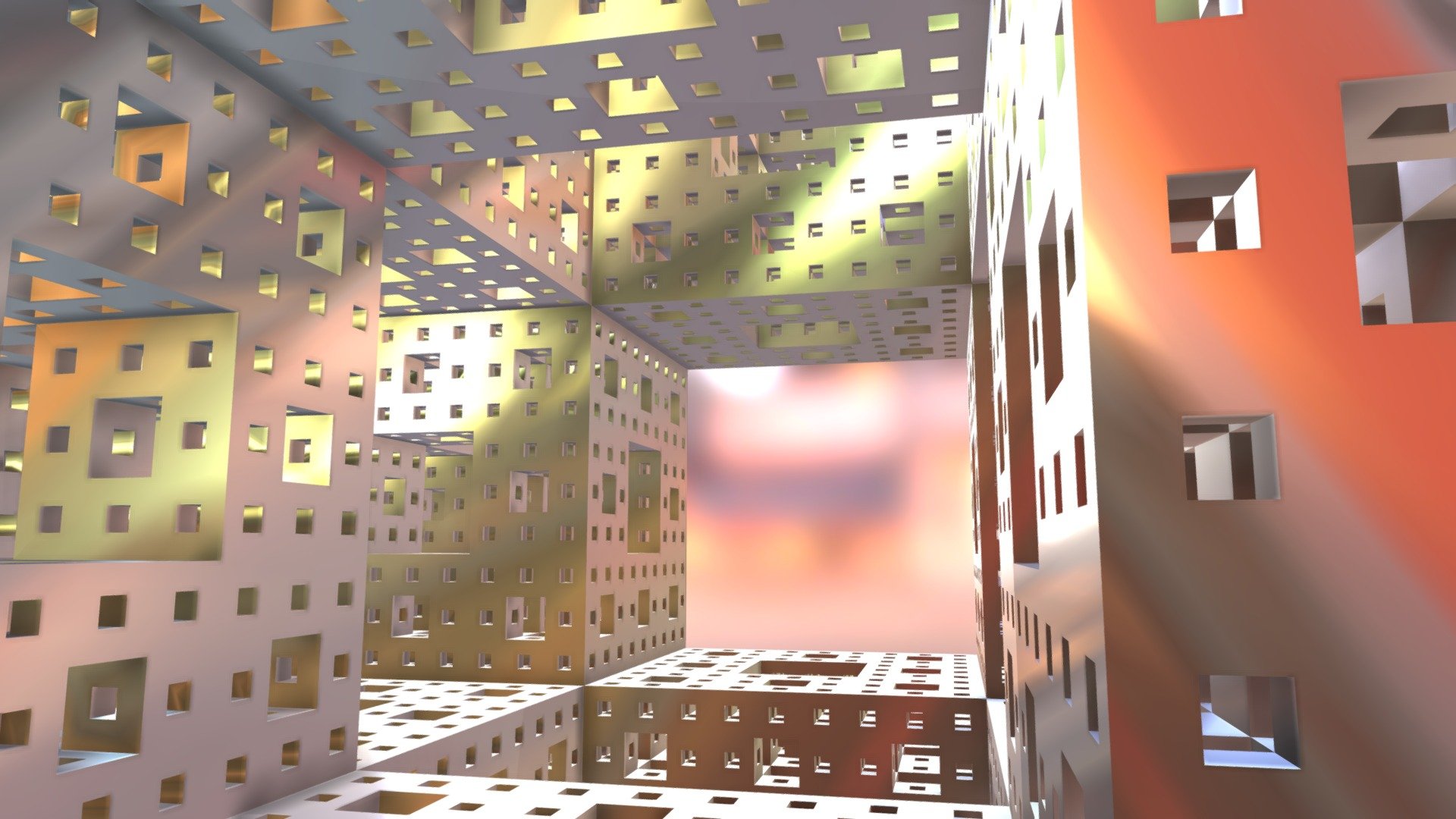 Menger sponge - 3D model by negi3d [c919f0b] - Sketchfab