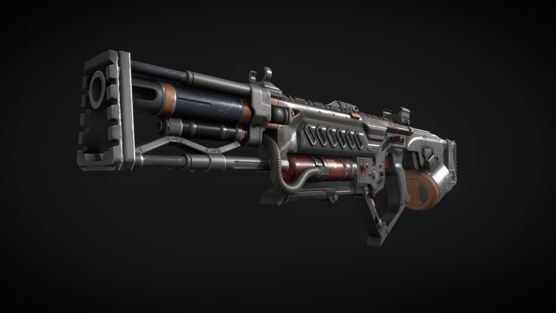 Pyromania Rampage Gun Study [Apex Legends] - 3D model by Grogon ...