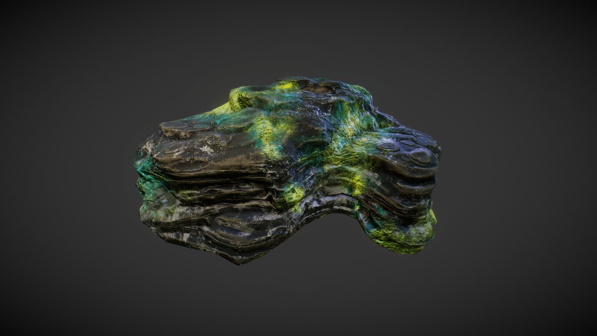 Ore Nodes 6 Uranium - 3D model by Mango Team (@polygonby) [c91bba8 ...