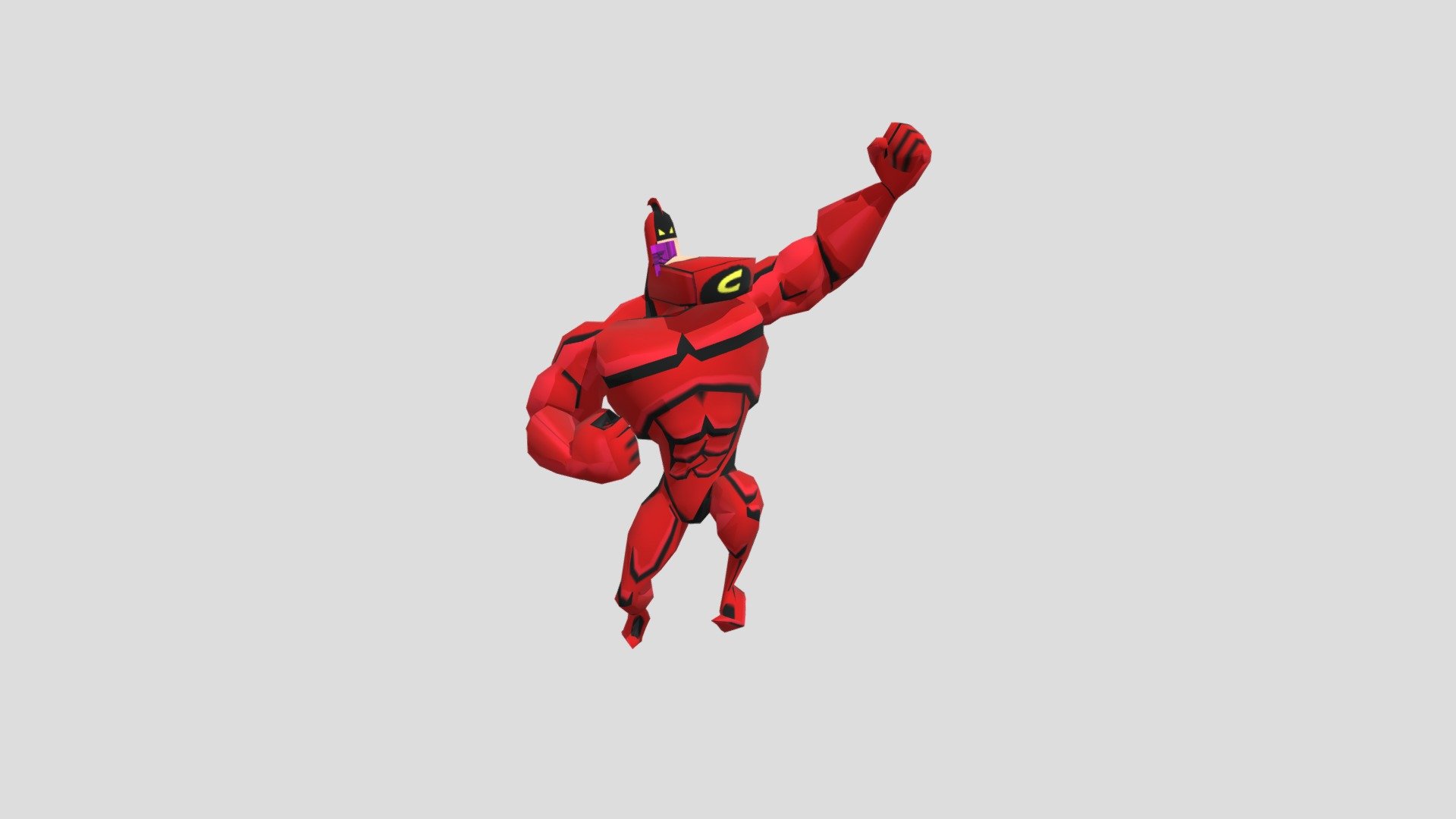 The Crimson Chin - Download Free 3D model by patrick.ambrose28402 ...
