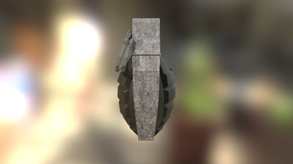 Hand Grenade - 3D model by giantjd [c91d375] - Sketchfab