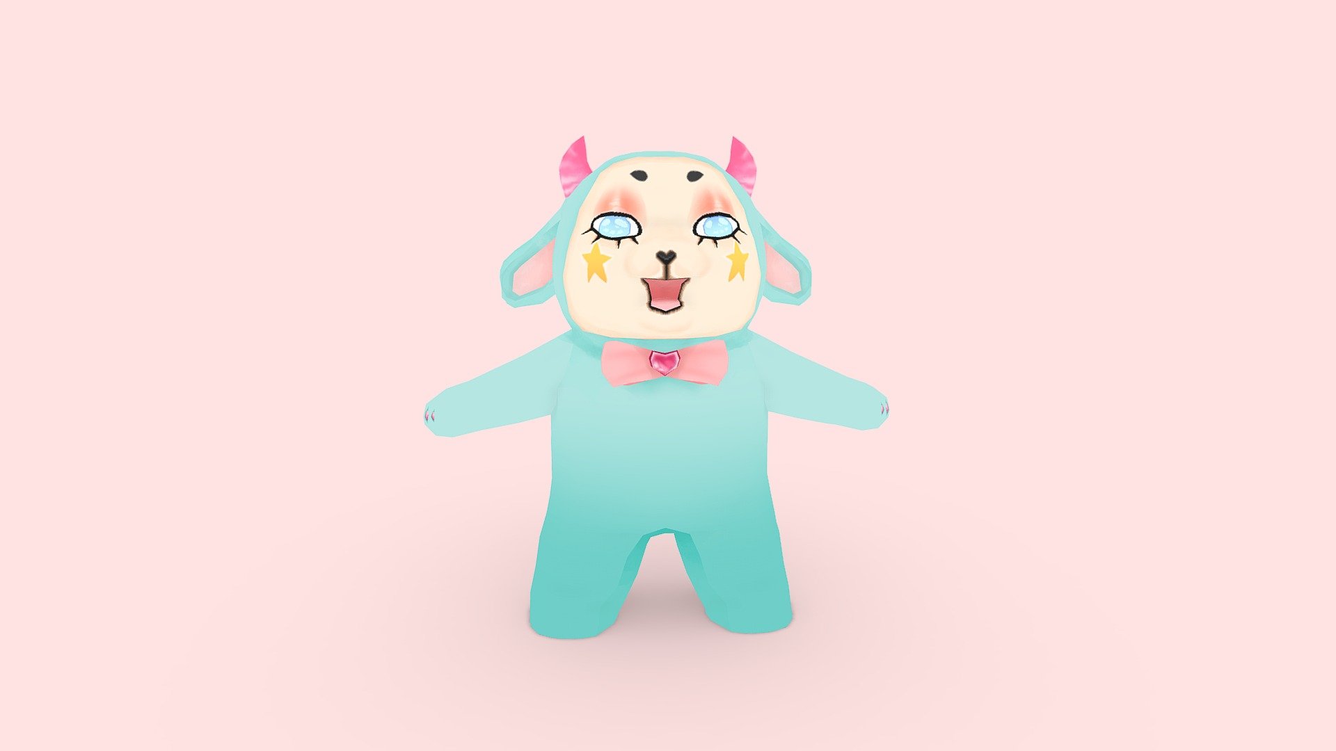 Demon friend - 3D model by Junna (@junnarsson) [c920586] - Sketchfab