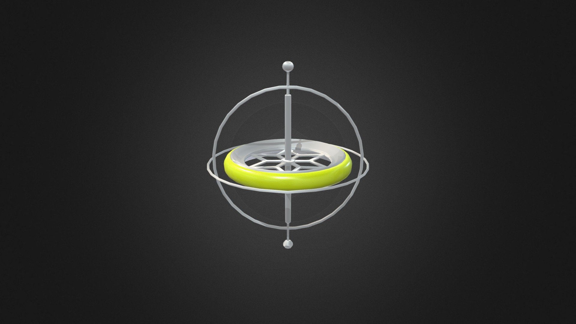 3D model of a Gyroscope - Download Free 3D model by rohitmalakar ...