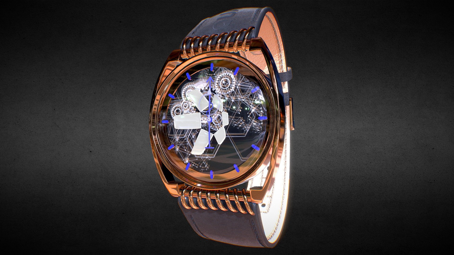 Quant Crypto Coin Watch - Buy Royalty Free 3D model by ar-watches ...