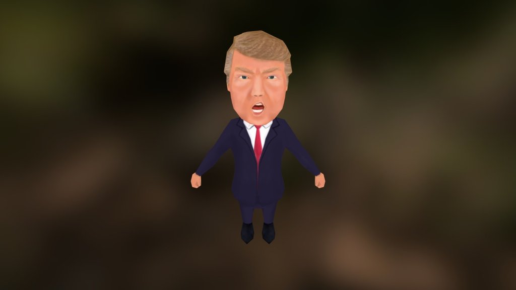 Trump - 3D model by somipuspwan.84 [c924270] - Sketchfab