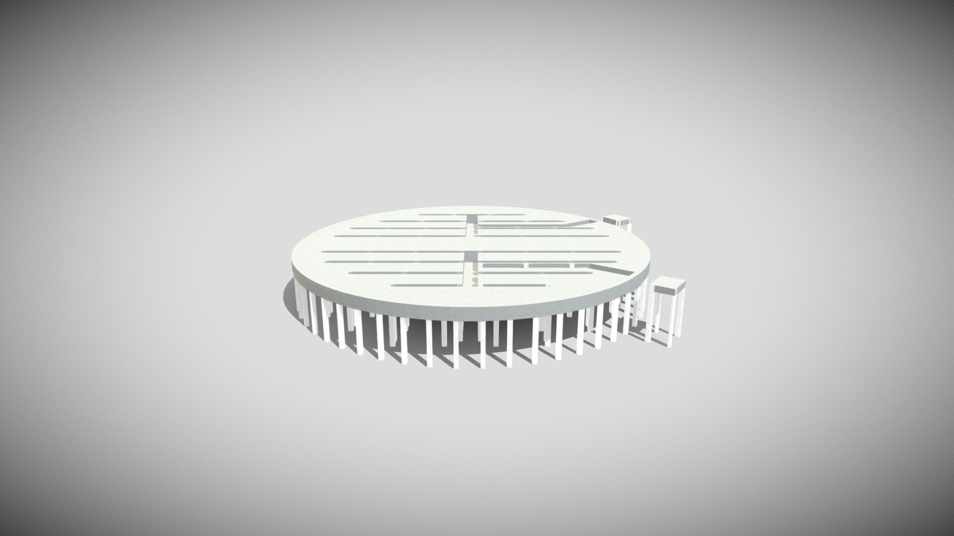 SILO ELEVADO Ø24 - 3D model by GandzaEngenharia [c92480a] - Sketchfab