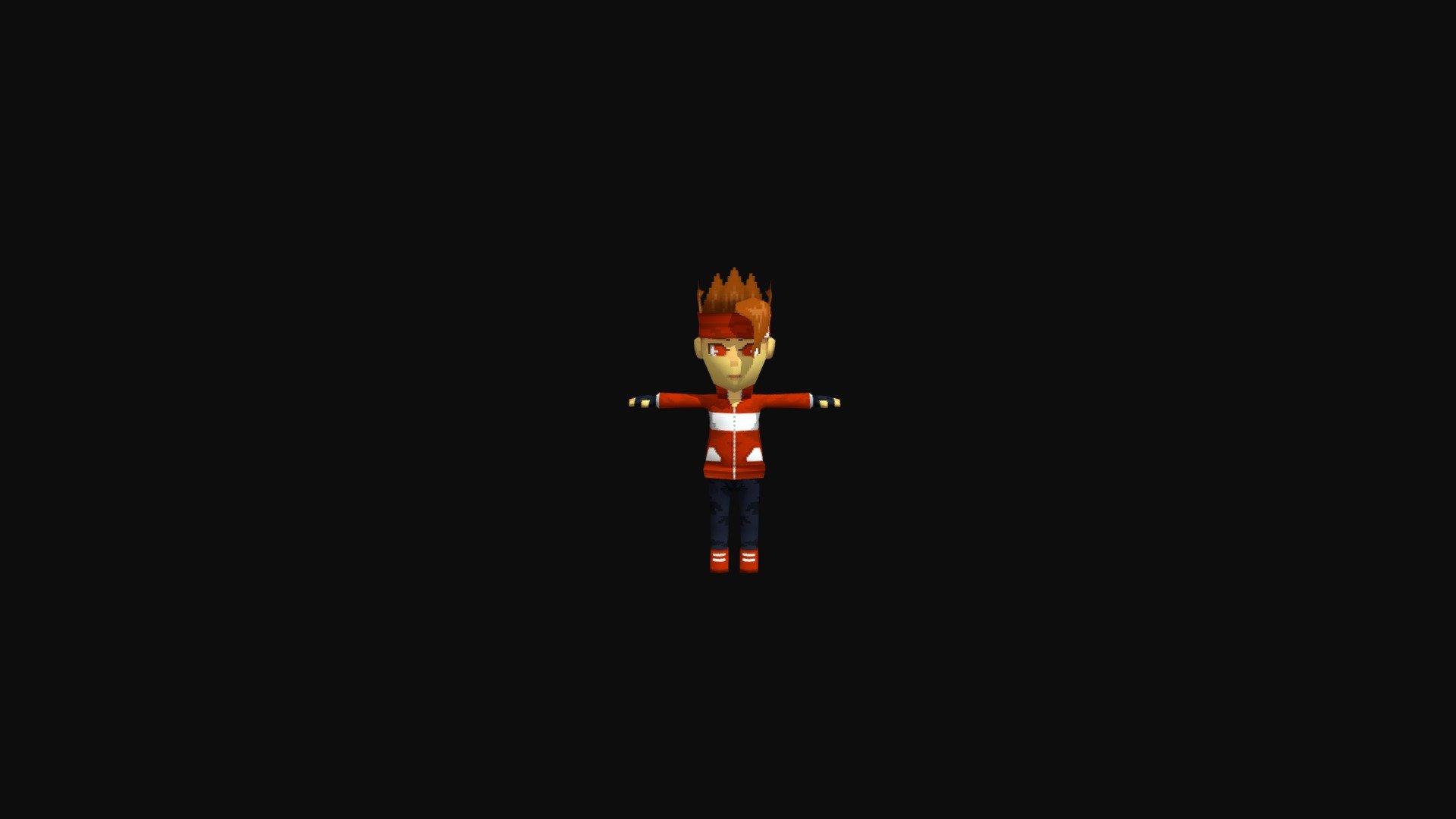 Low poly texture character - Download Free 3D model by ikwalsyahmuharam ...